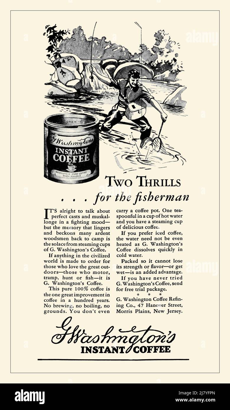 G Washington's Instant Coffee Stock Photo - Alamy