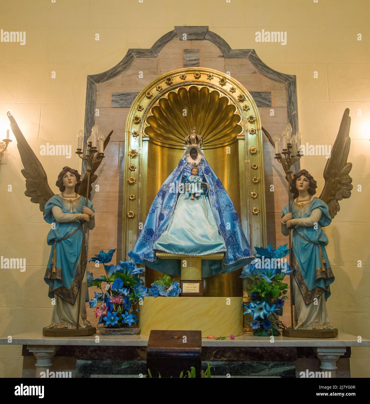 Religious icon in a church in Regla, Cuba Stock Photo - Alamy