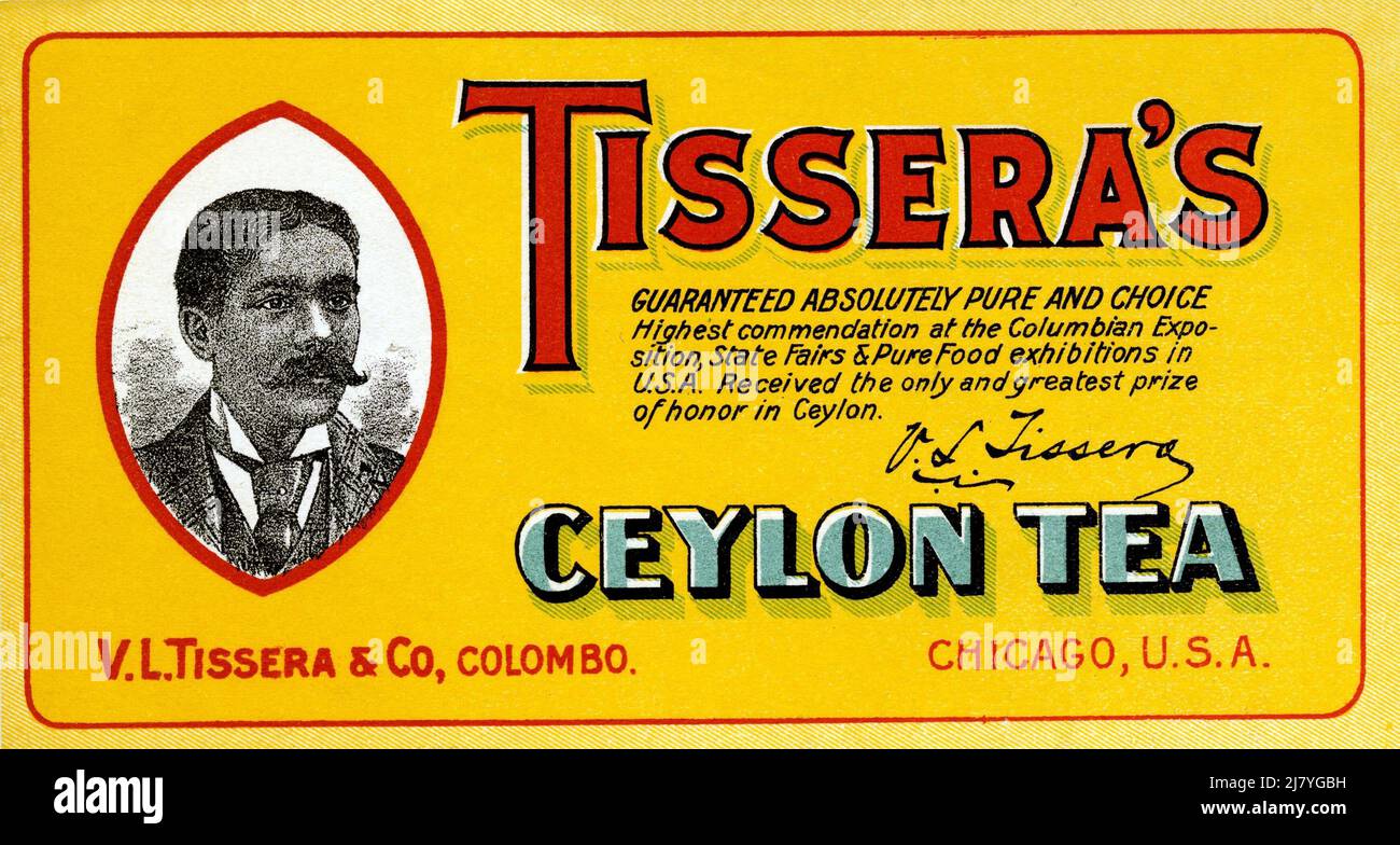 Tissera's Ceylon Tea Stock Photo - Alamy