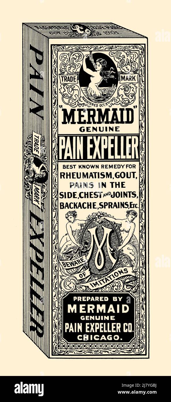 Mermaid Genuine Pain Expeller Stock Photo - Alamy