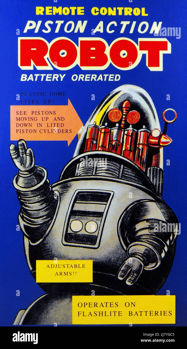 Remote Control Piston Action Robot Stock Photo - Alamy