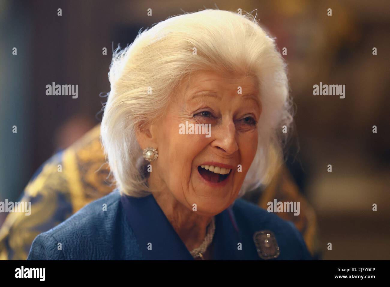 Princess Alexandra attends a service to commemorate the life of ...