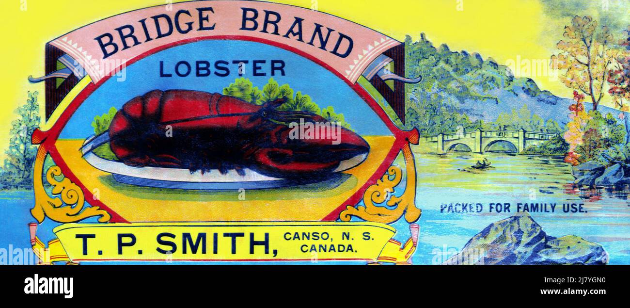 Bridge Brand Lobster Stock Photo - Alamy