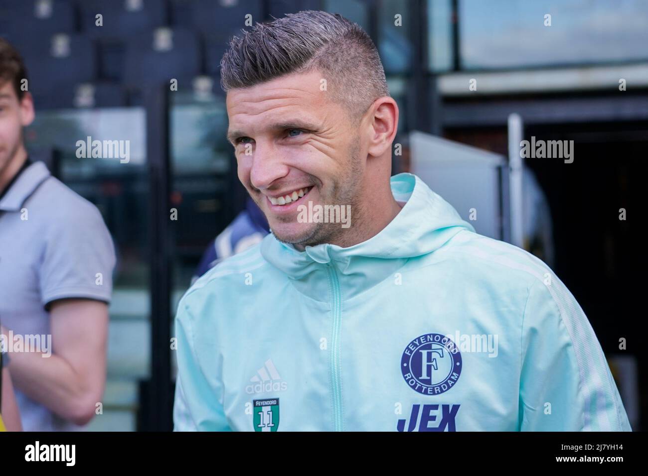 DEVENTER, NETHERLANDS - MAY 11: Bryan Linssen of Feyenoord Rotterdam ...