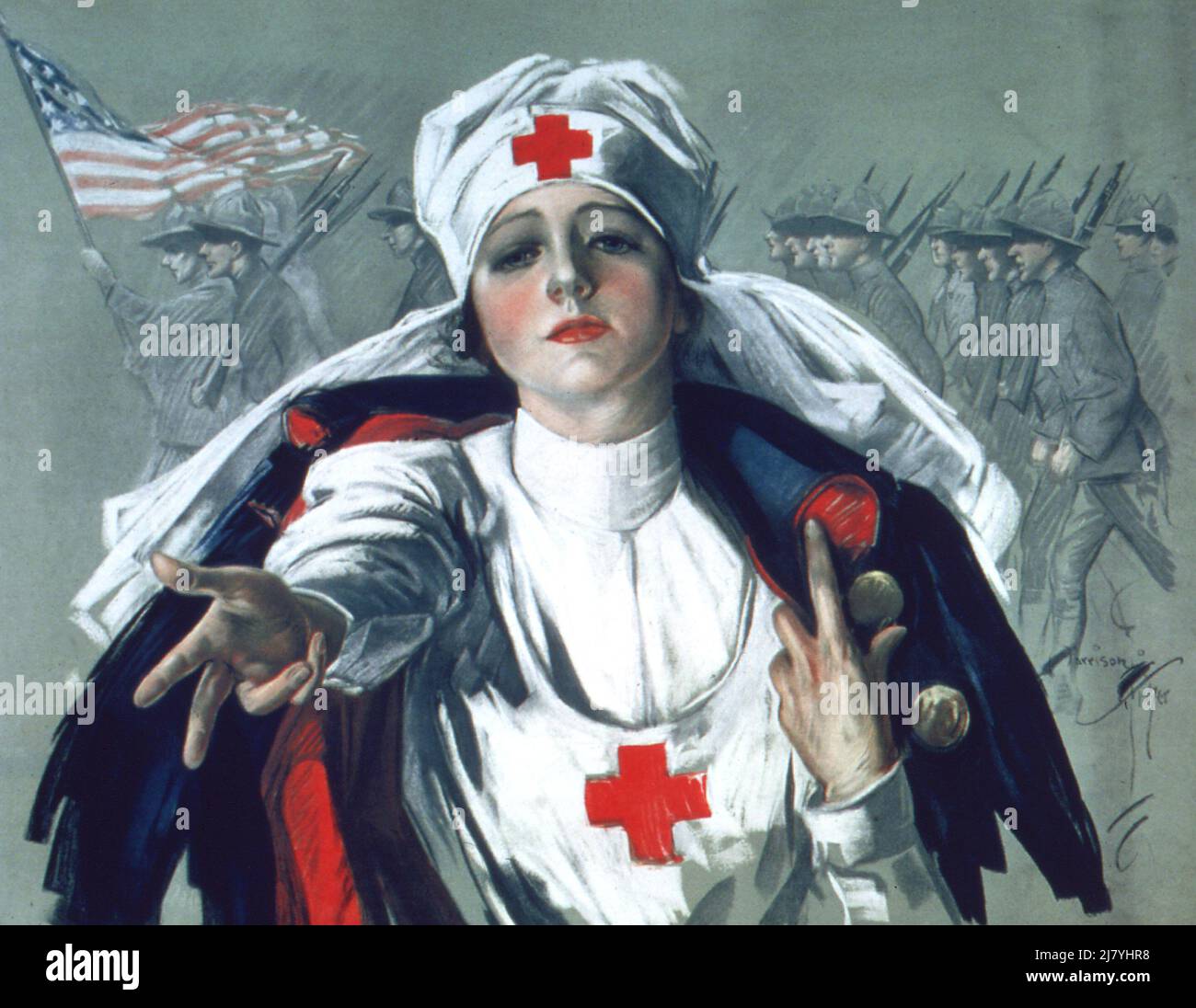Red Cross Nurse Stock Photo - Alamy
