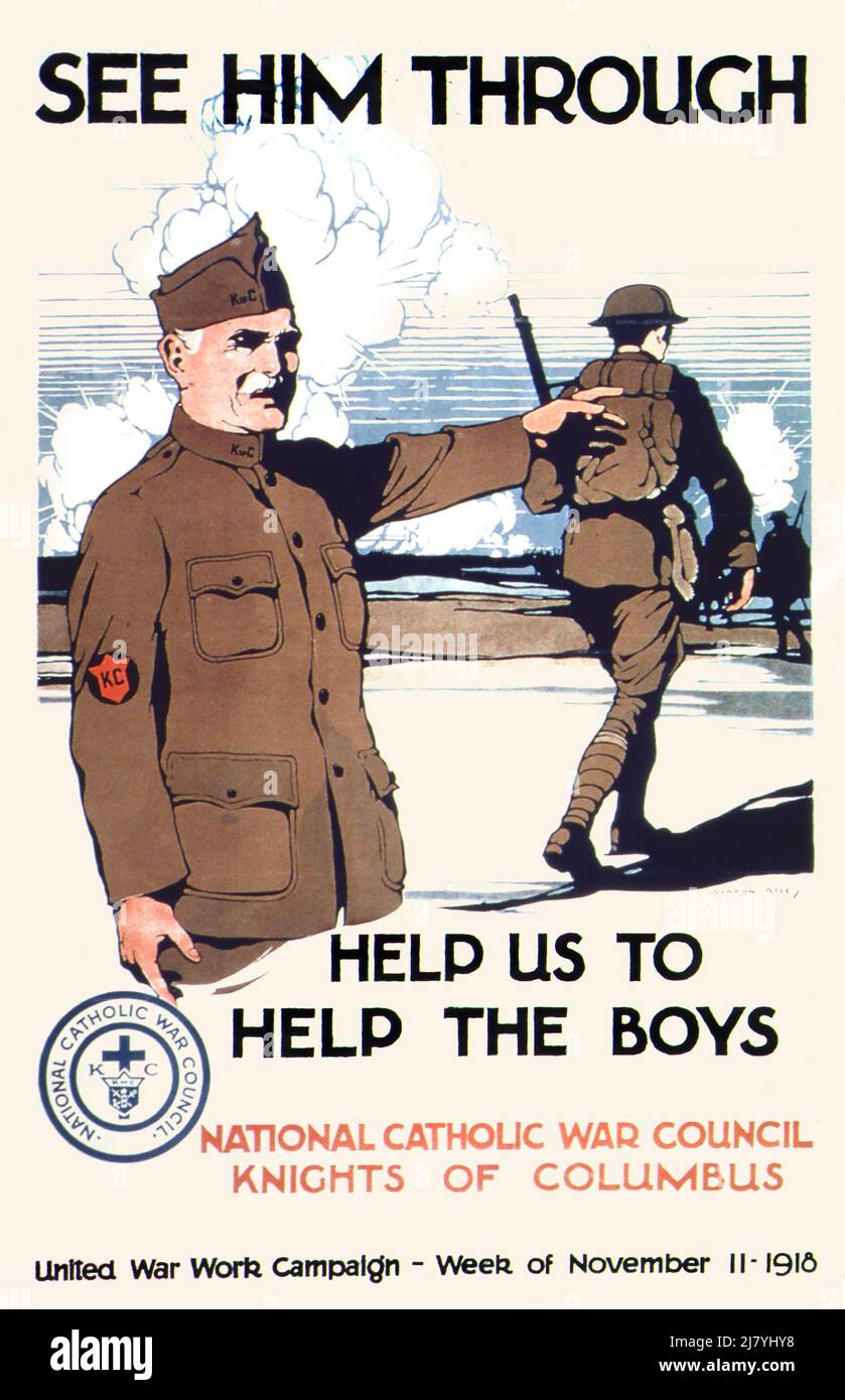 See him Through. Help Us To Help The Boys Stock Photo - Alamy