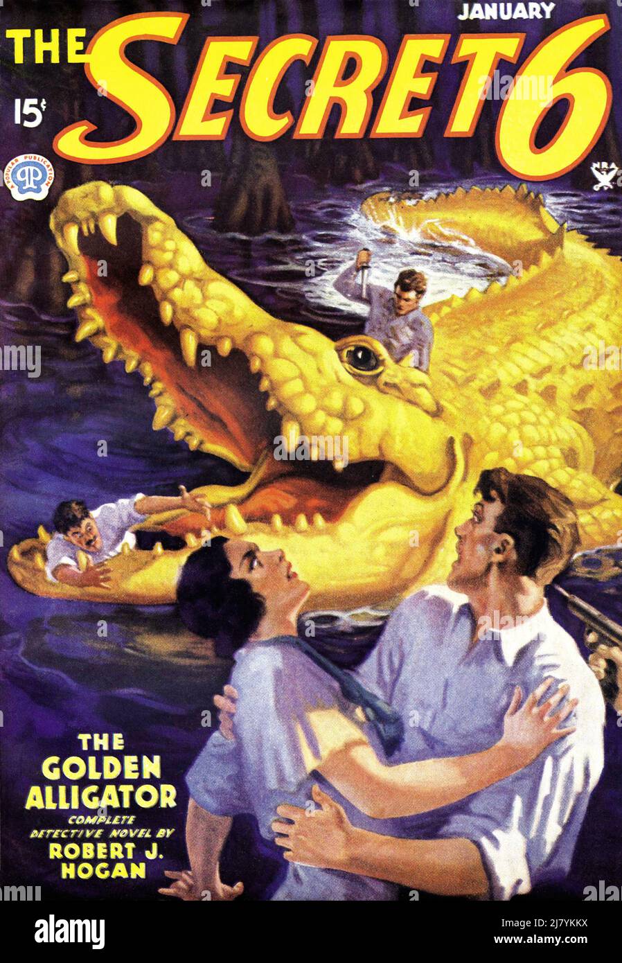 The Golden Alligator Stock Photo - Alamy