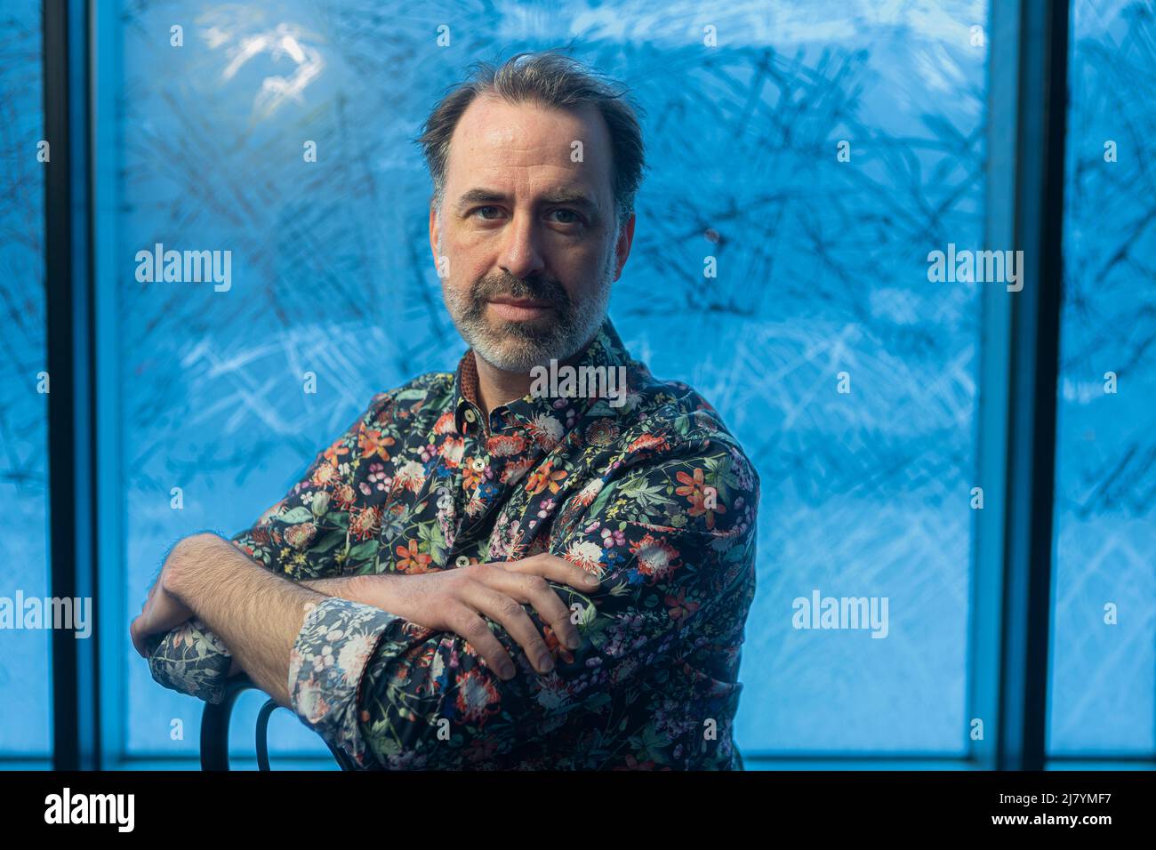 Quebec artist Jean-Philippe Joubert poses at Le Periscope theatre in ...