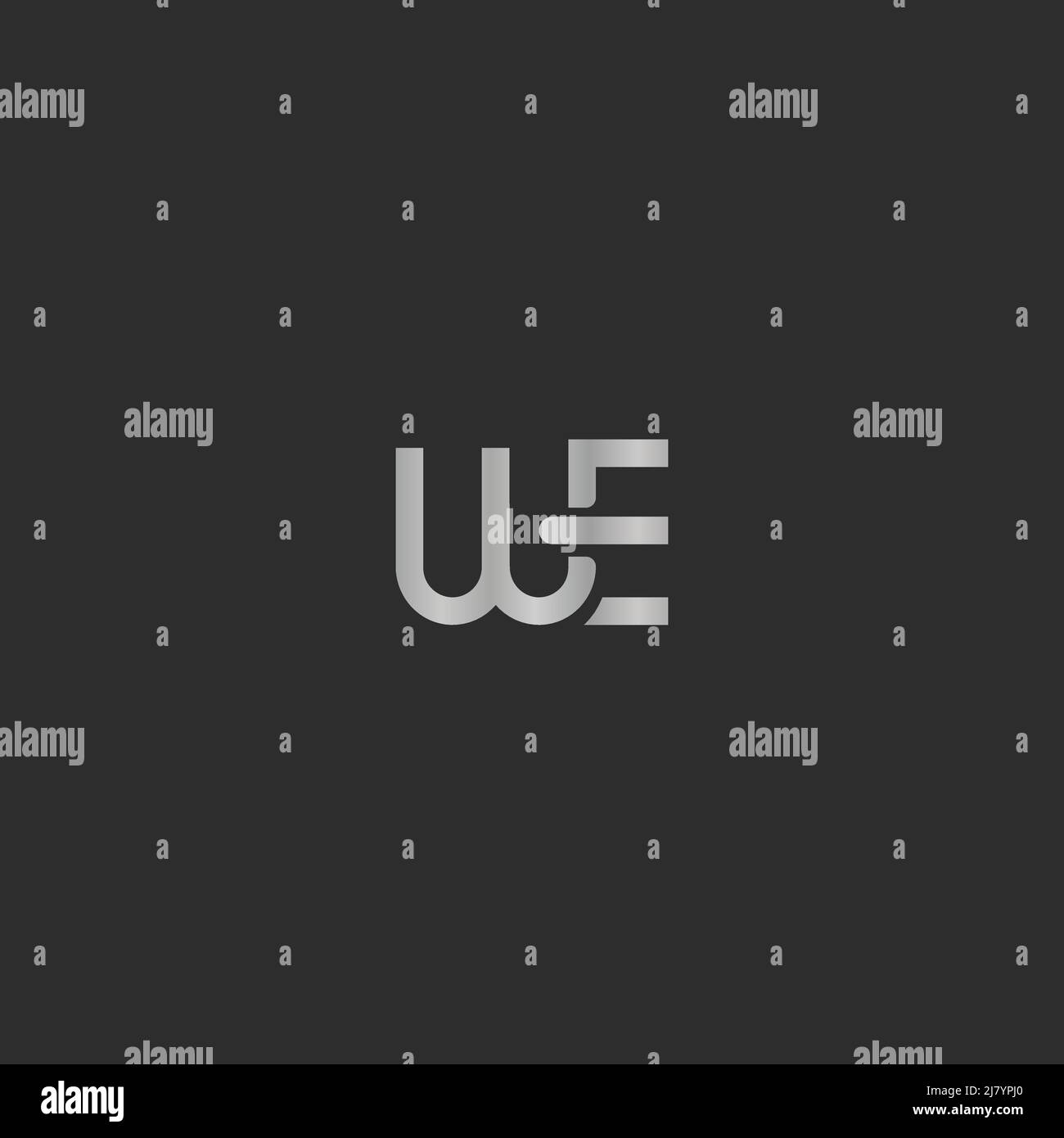 Alphabet Initials logo EW, WE, E and W Stock Vector Image & Art - Alamy