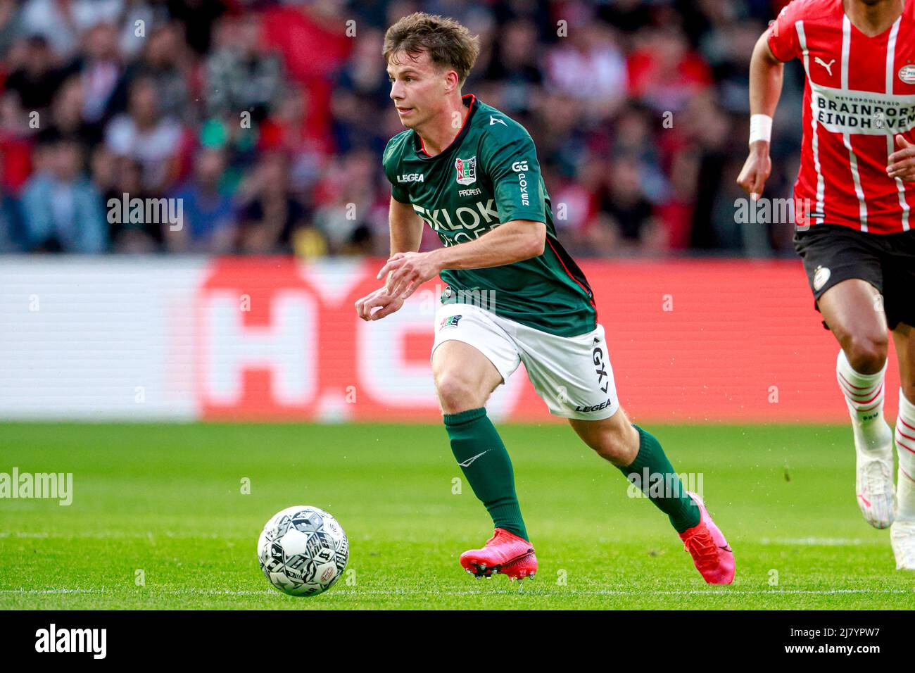 EINDHOVEN, NETHERLANDS - MAY 11: Dirk Proper of N.E.C. during the Dutch ...
