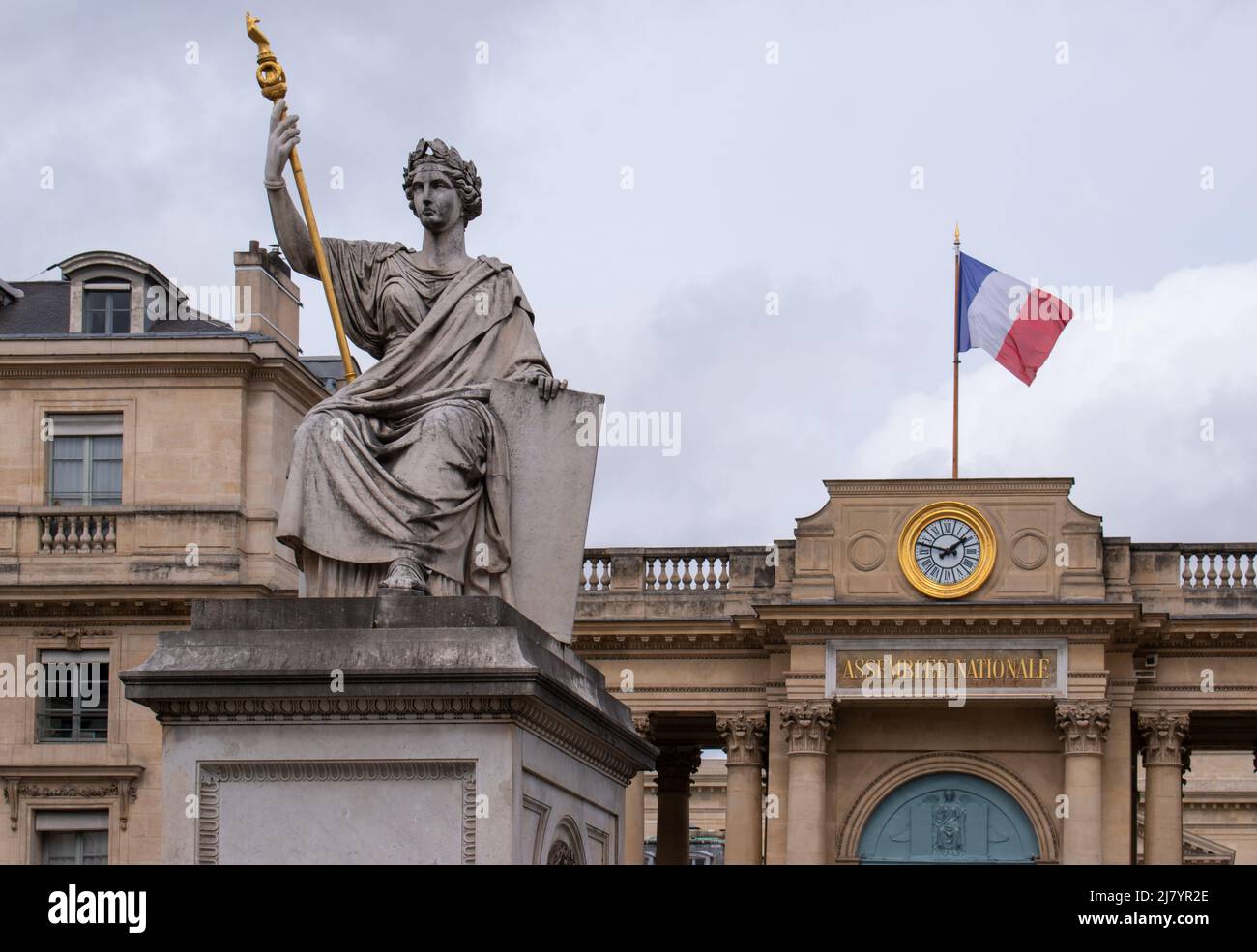 The french national assembly in Paris Stock Photo - Alamy
