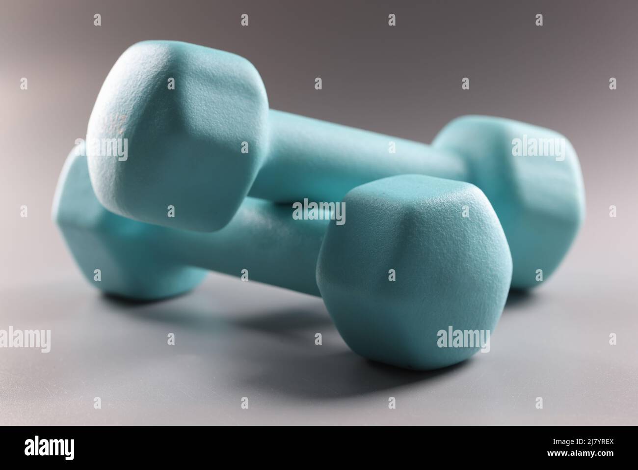 Heavy blue dumbbells for workout, plan weight loss, sport activity, get ...