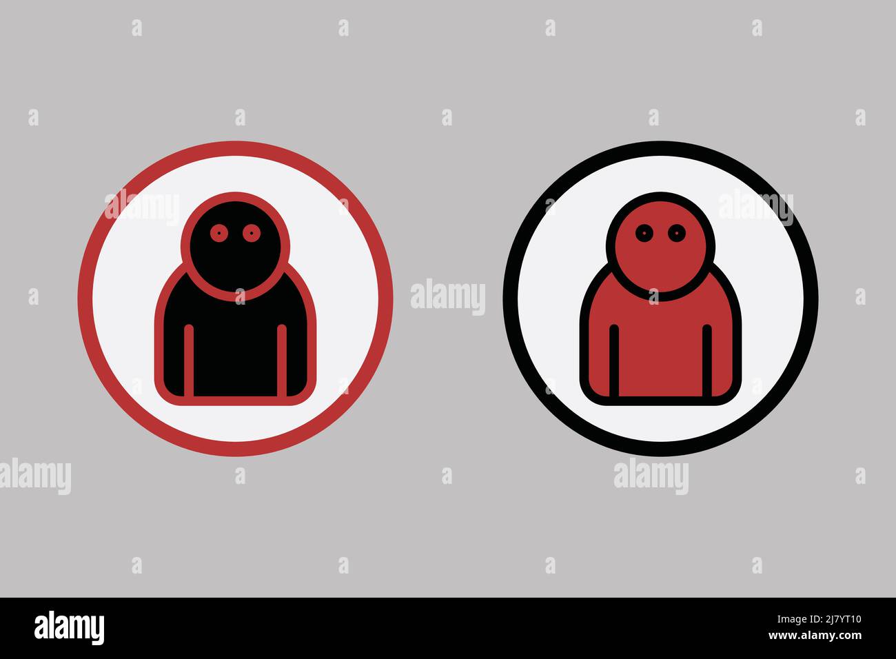 Profile user avatar sticker label vector illustration Stock Vector ...