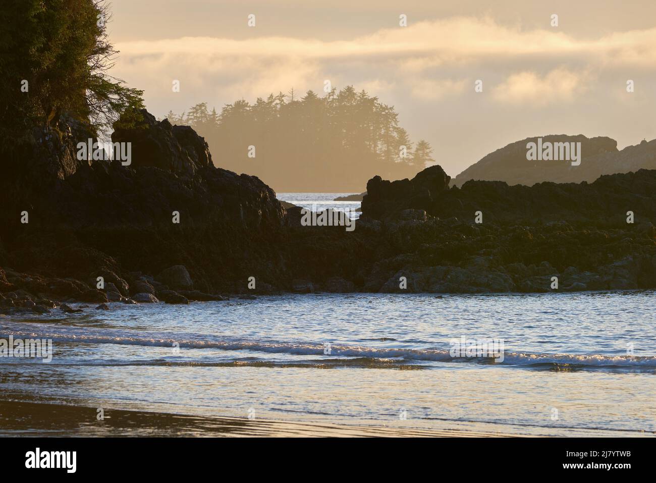 Mackenzie Beach Afternoon Vancouver Island. Mackenzie Beach in ...