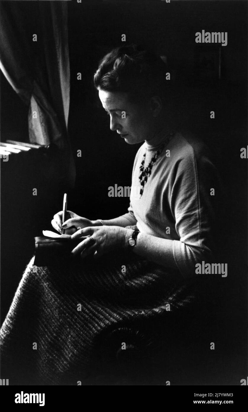 Simone de Beauvoir, 1954 Stock Photo - Alamy
