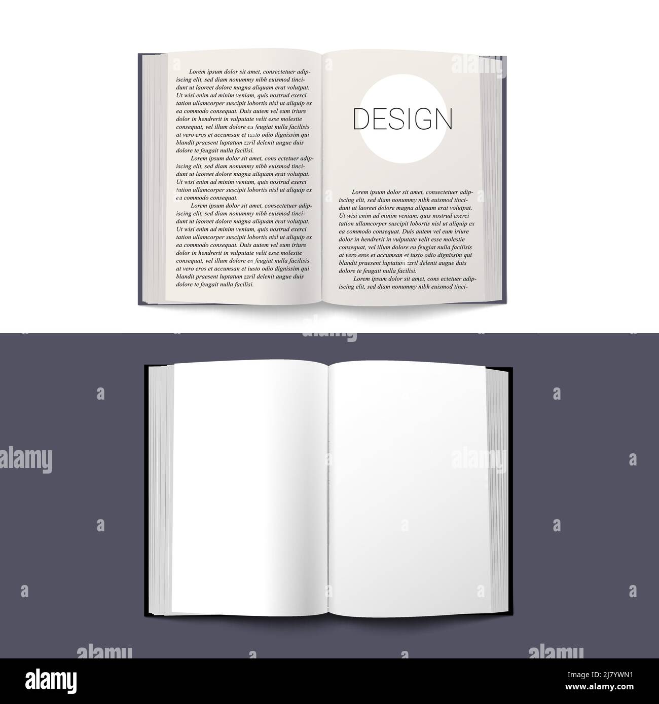 Vector book in mesh gradient style. Editable illustration Stock Vector ...