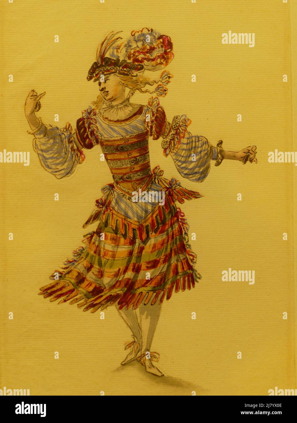 Fetes organisees au chateau de st germain en laye hi-res stock ...