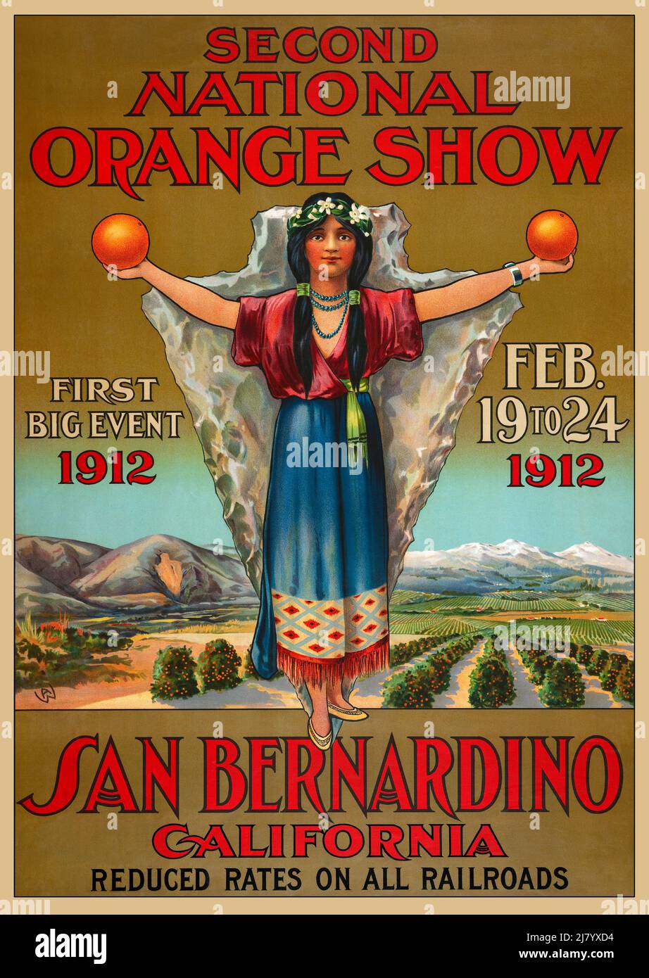 Second National Orange Show Stock Photo - Alamy