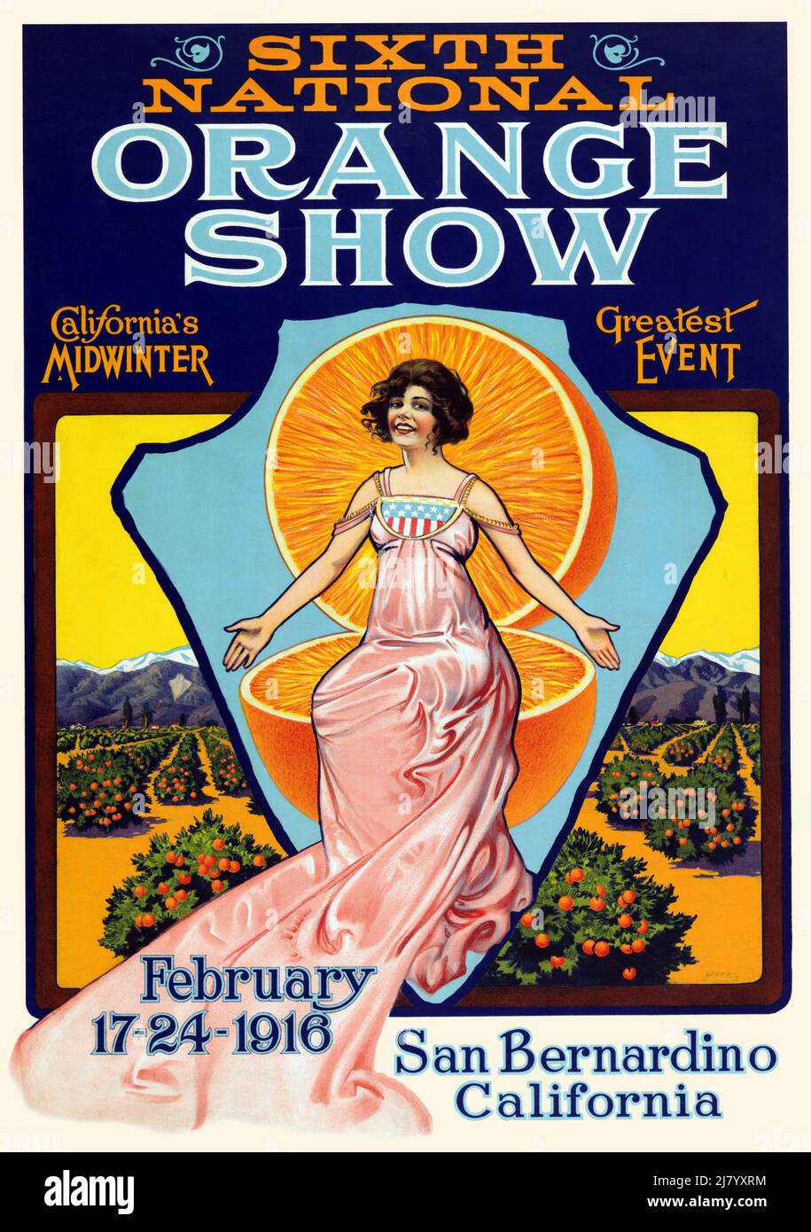 Sixth National Orange Show Stock Photo - Alamy