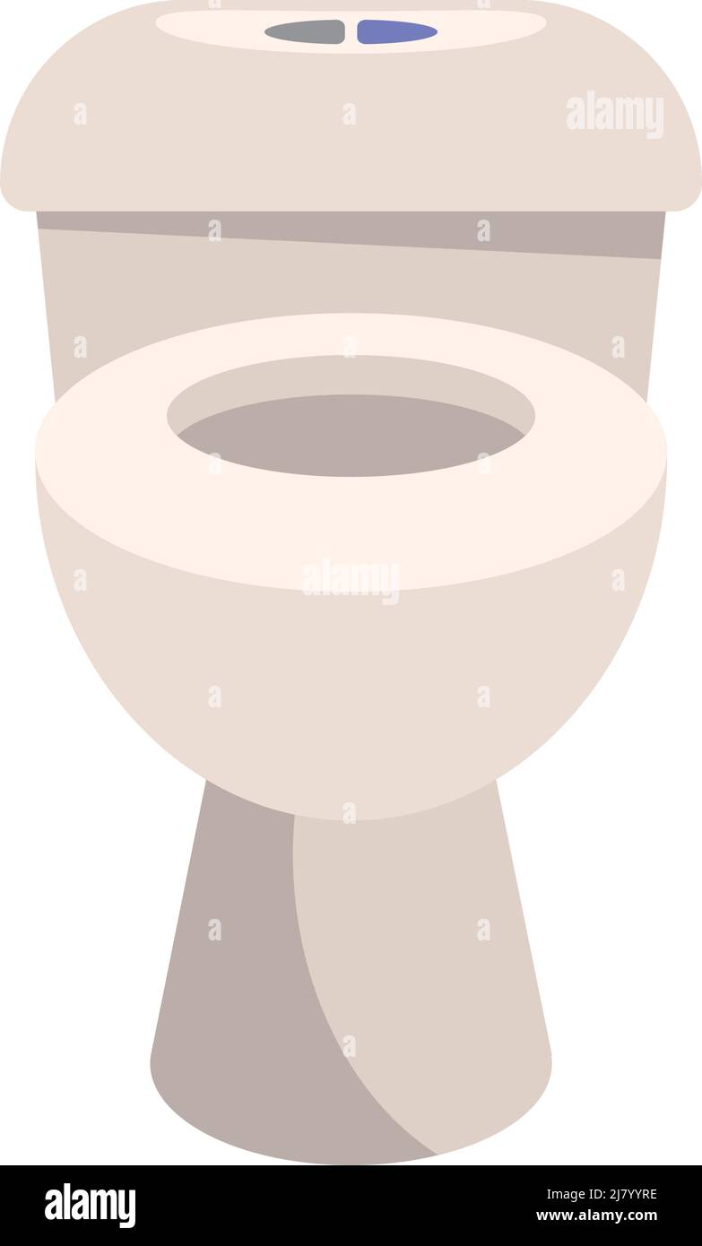 white toilet bathroom isolated icon Stock Vector Image & Art - Alamy