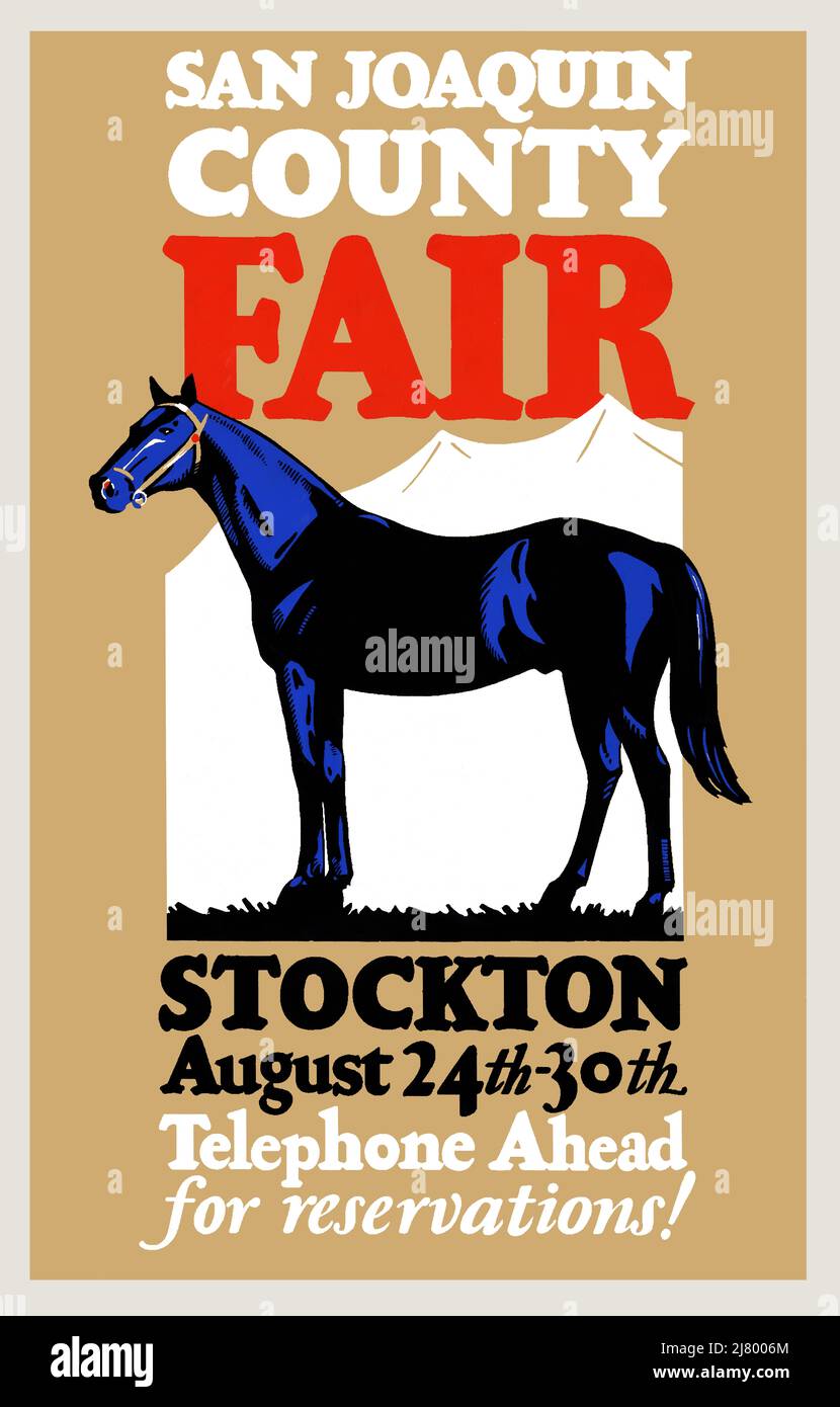 San Joaquin County Fair, Stockton Stock Photo - Alamy