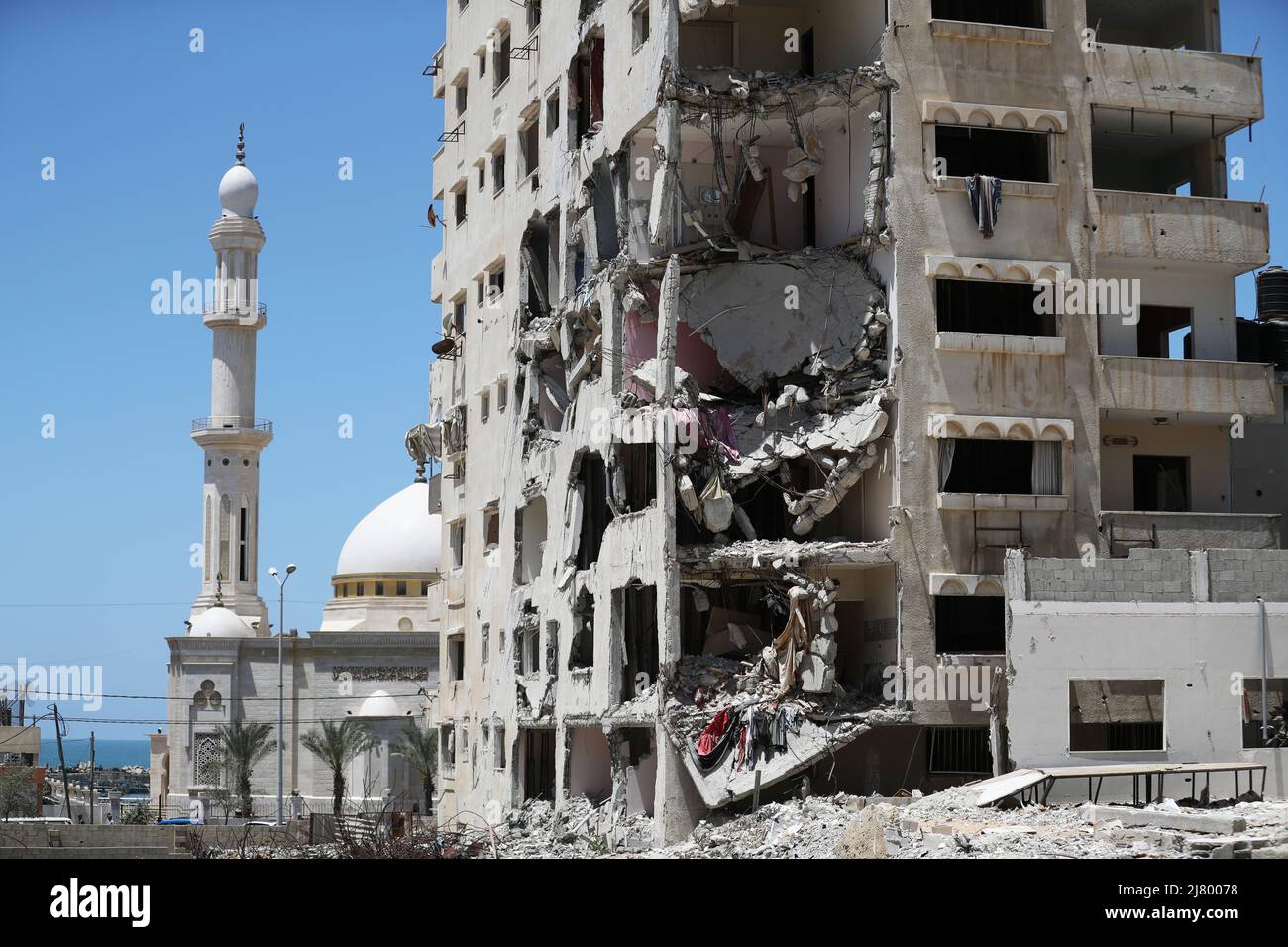 Destroyed hanadi tower hi-res stock photography and images - Alamy