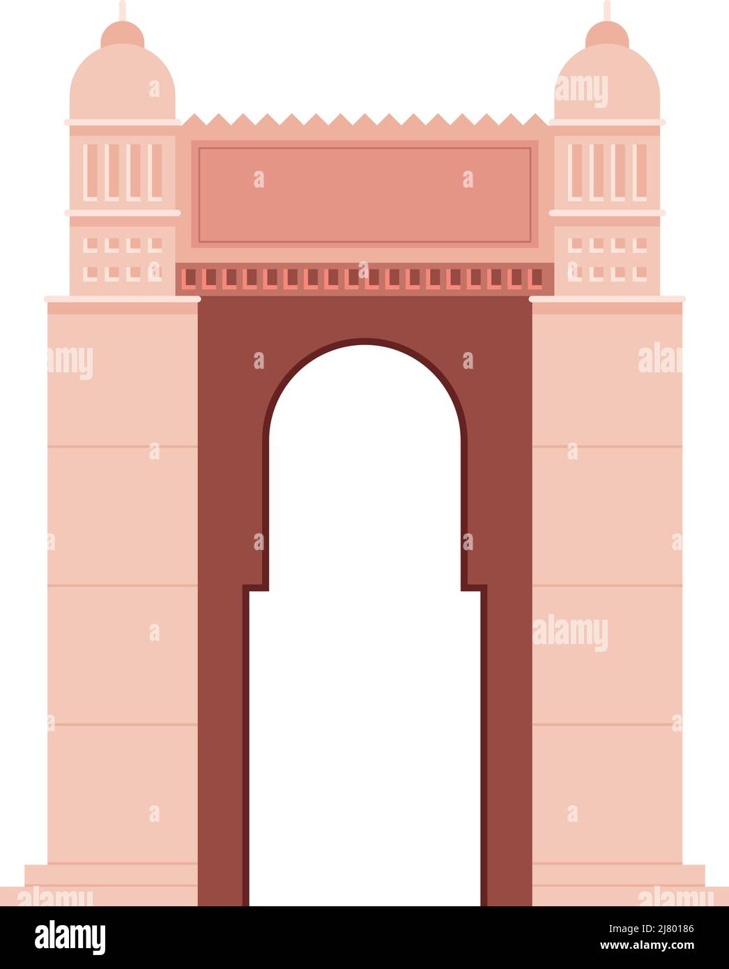 india gate landmark isolated icon Stock Vector Image & Art - Alamy