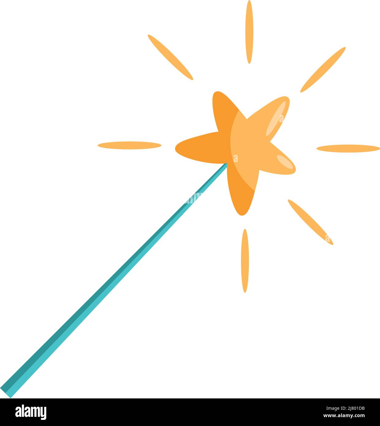 magic wand with star icon Stock Vector Image & Art - Alamy