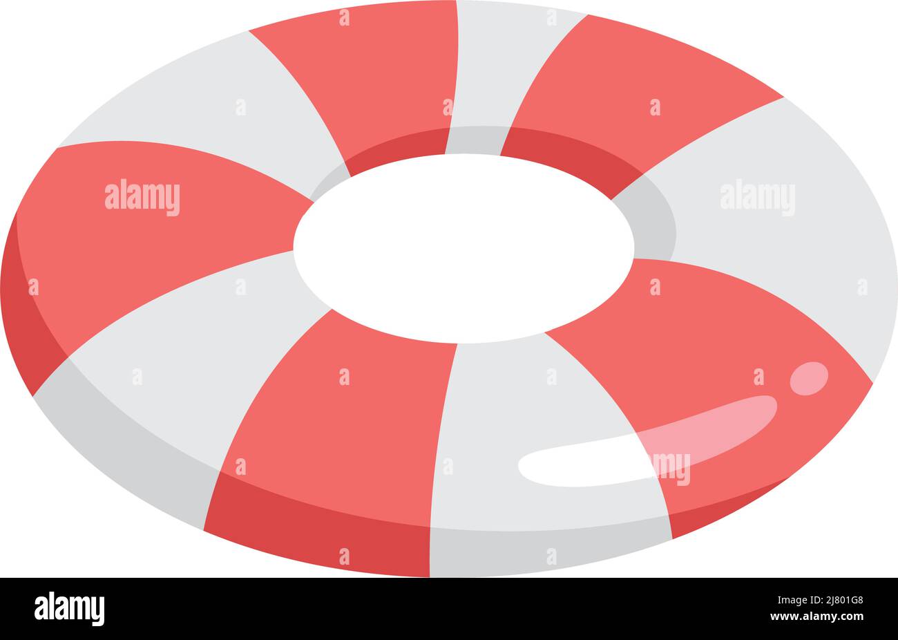 striped float ring inflatable icon Stock Vector Image & Art - Alamy