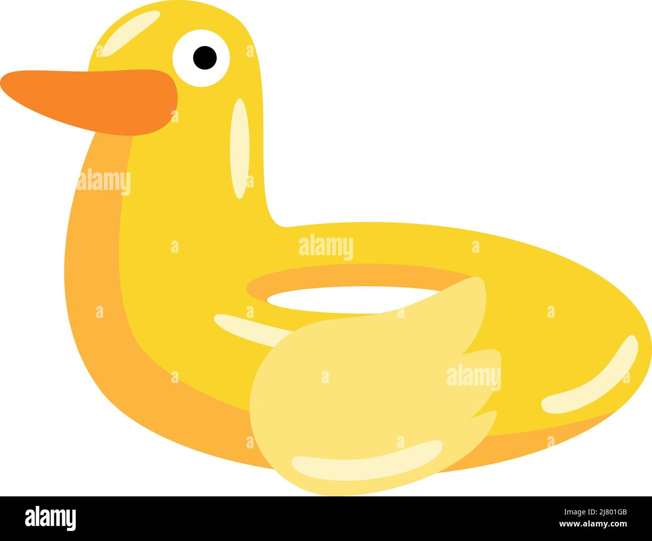 duck float inflatable isolated icon Stock Vector Image & Art - Alamy