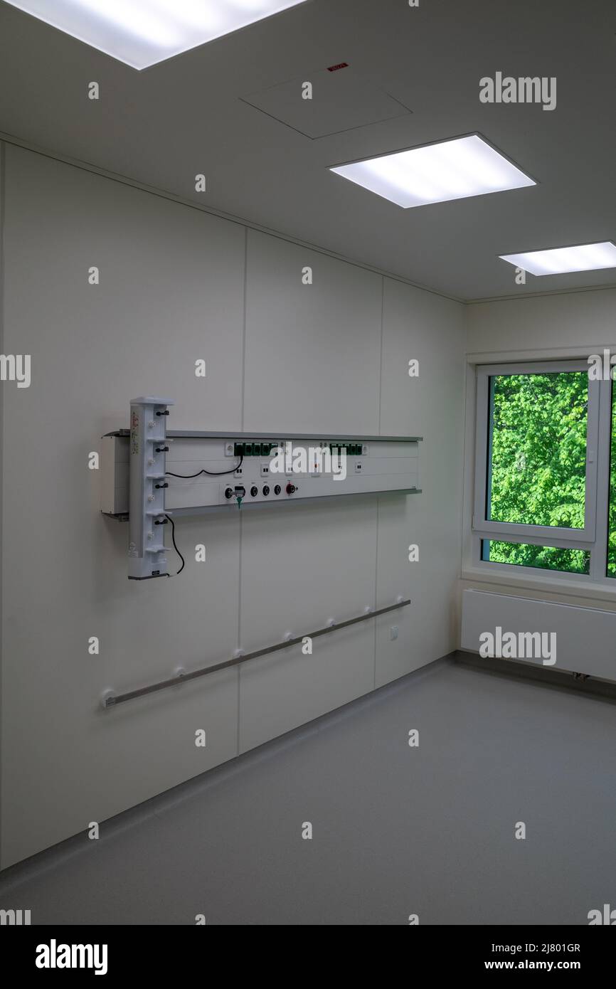 the wall connections in a patient induction of anesthesia Stock Photo ...