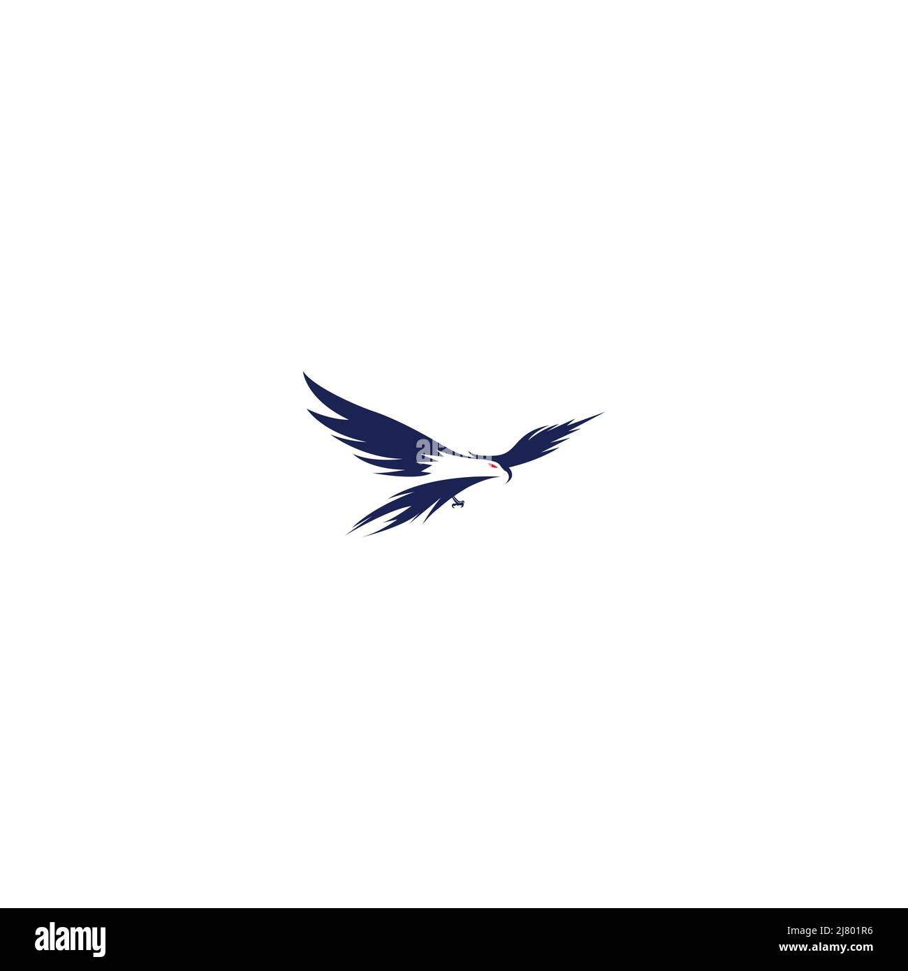 Abstract Eagle logo design template Stock Vector Image & Art - Alamy