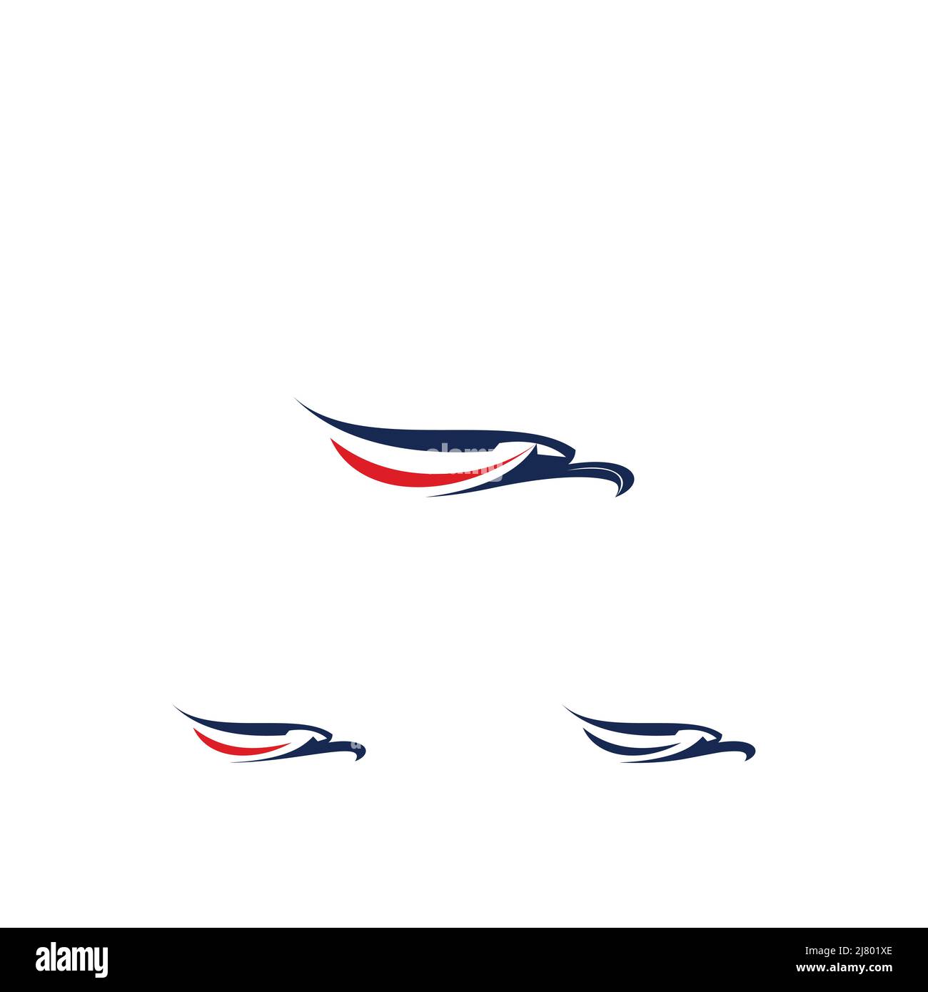 Abstract Eagle logo design template Stock Vector Image & Art - Alamy