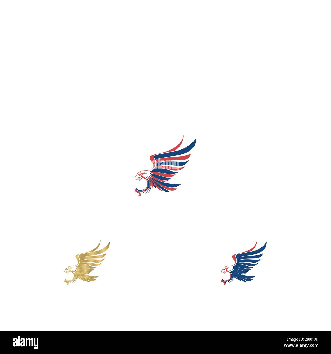 Abstract Eagle logo design template Stock Vector Image & Art - Alamy