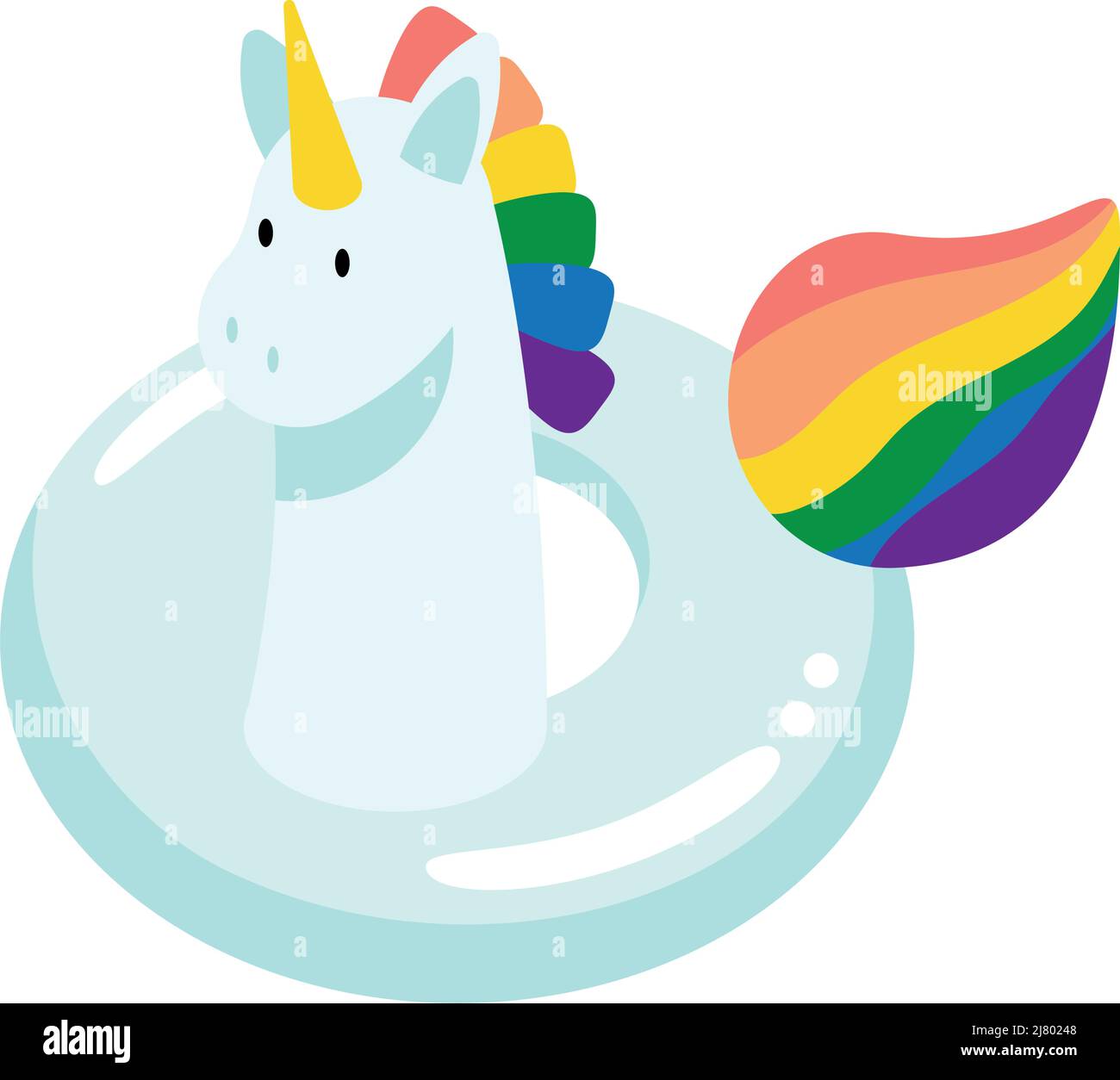 Unicorn floating Stock Vector Images - Alamy