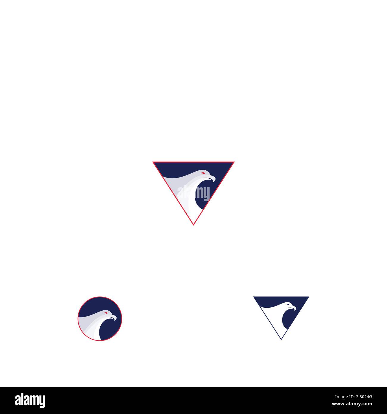 Abstract Eagle logo design template Stock Vector Image & Art - Alamy