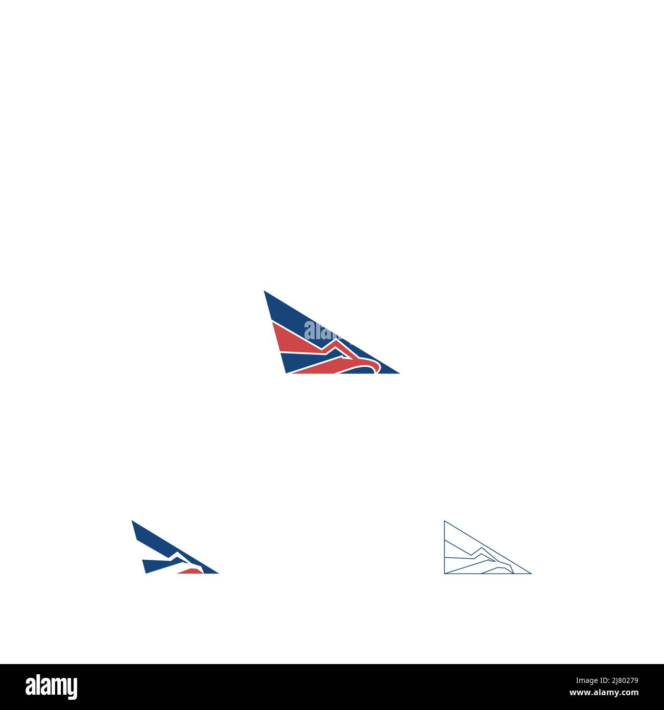 Abstract Eagle logo design template Stock Vector Image & Art - Alamy