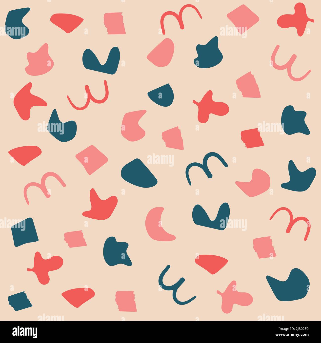 Abstract shapes, figures vector illustration Stock Vector Image & Art ...