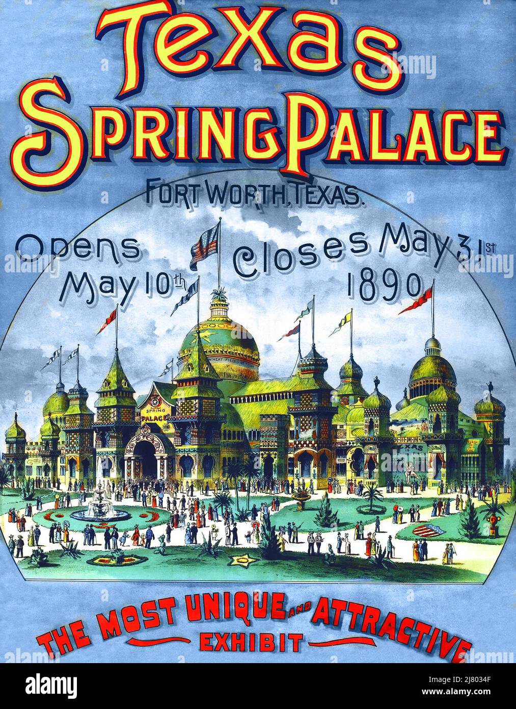 Texas Spring Palace Stock Photo - Alamy