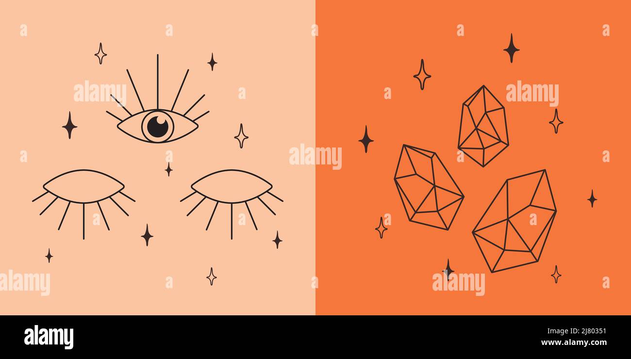 Vector witch magic design elements set Stock Vector Image & Art - Alamy