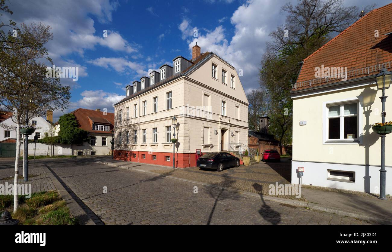 Commercial and residential buildings on the market square hi-res stock ...