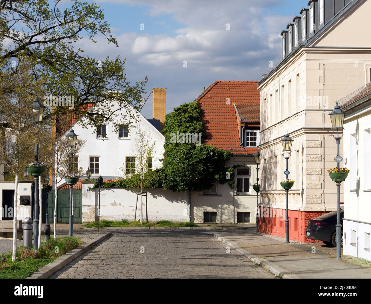 Commercial and residential buildings on the market square hi-res stock ...