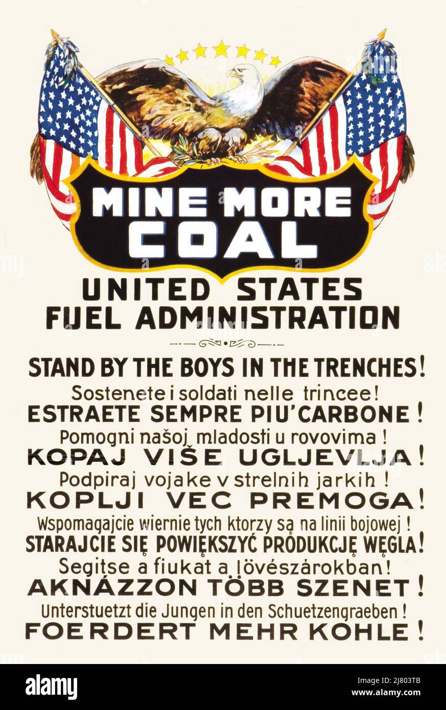 Mine More Coal Stock Photo - Alamy