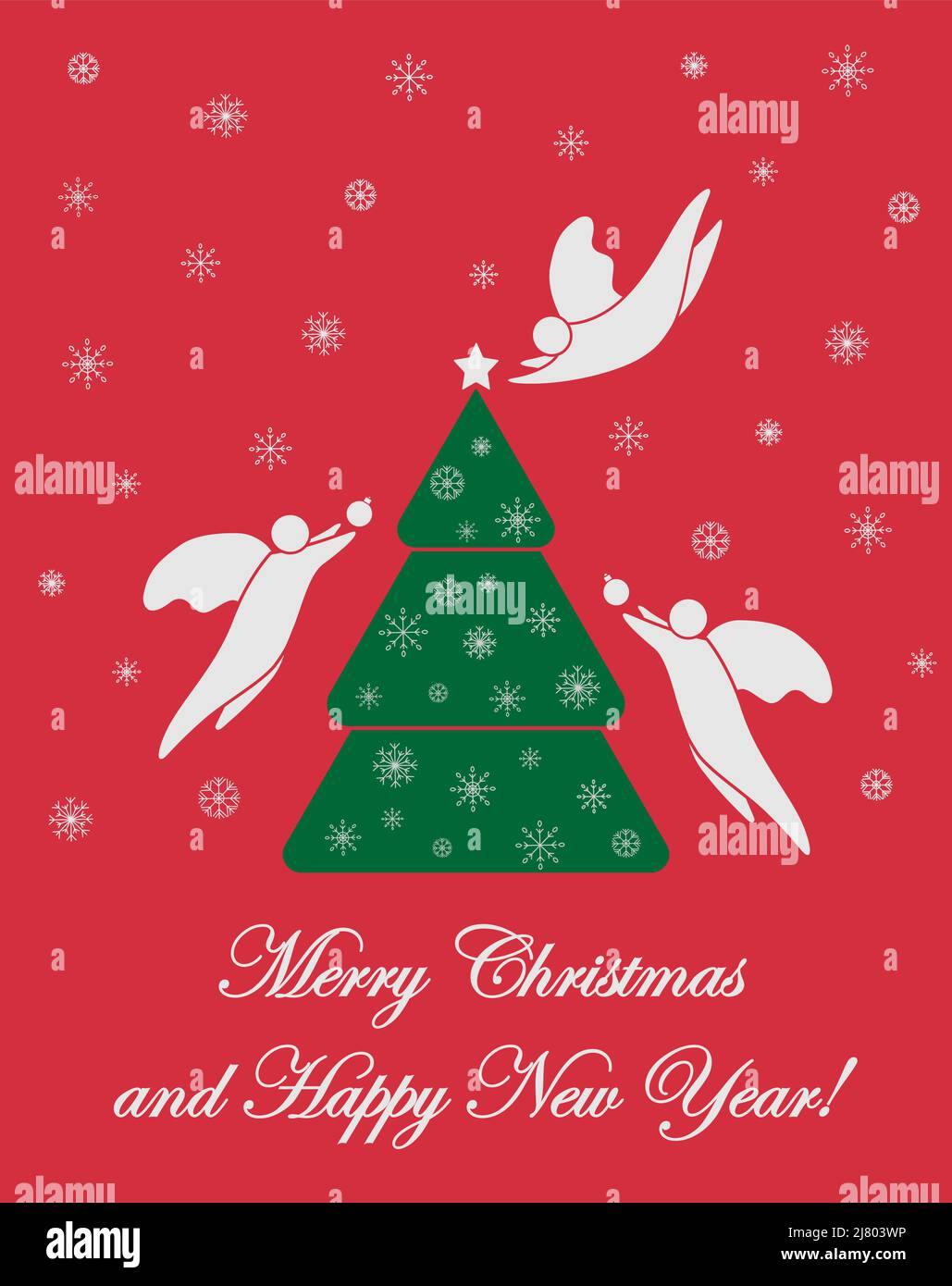 Christmas background concept merry Stock Vector Images - Alamy