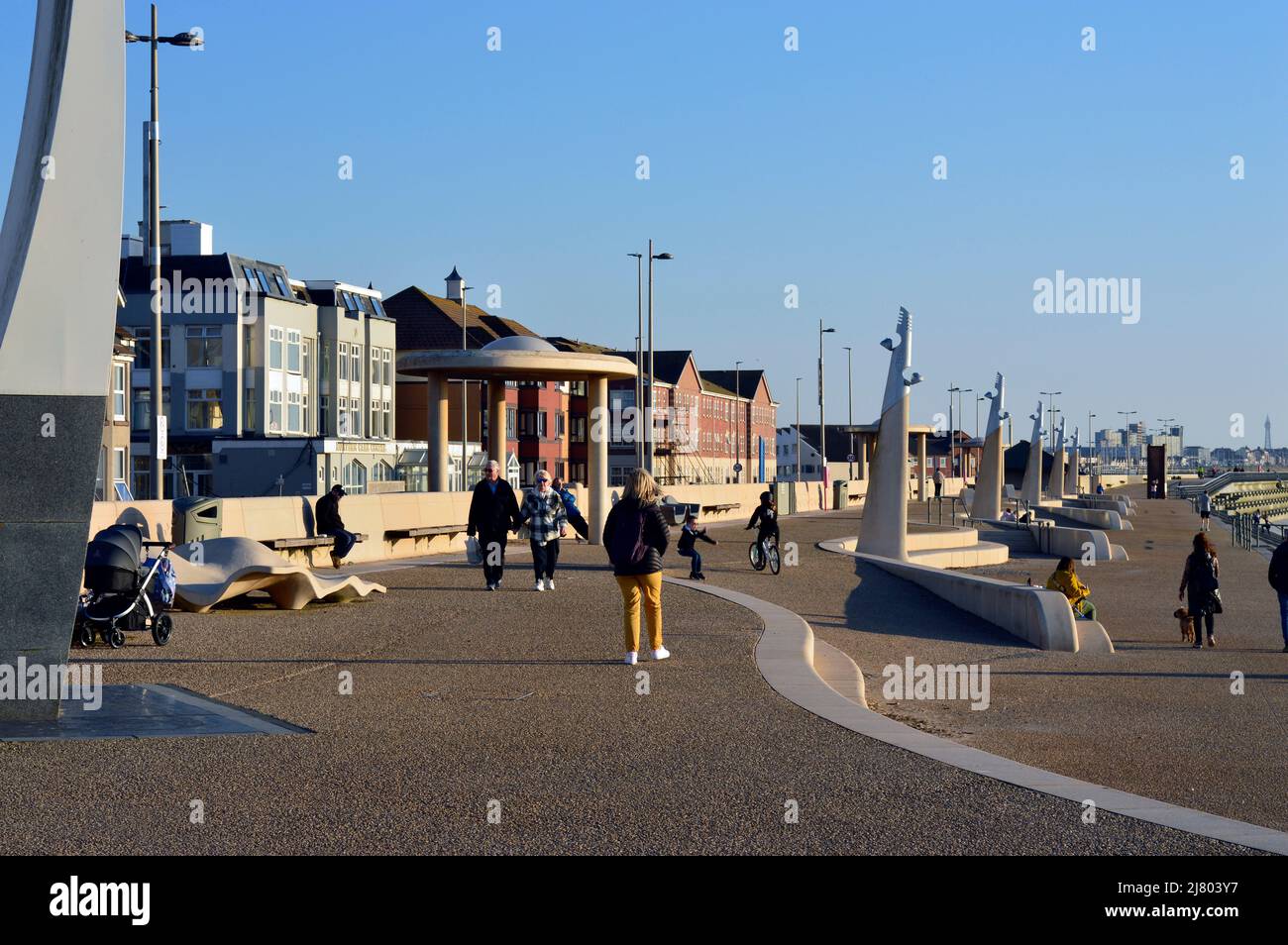 Cleveleys promenade hi-res stock photography and images - Alamy