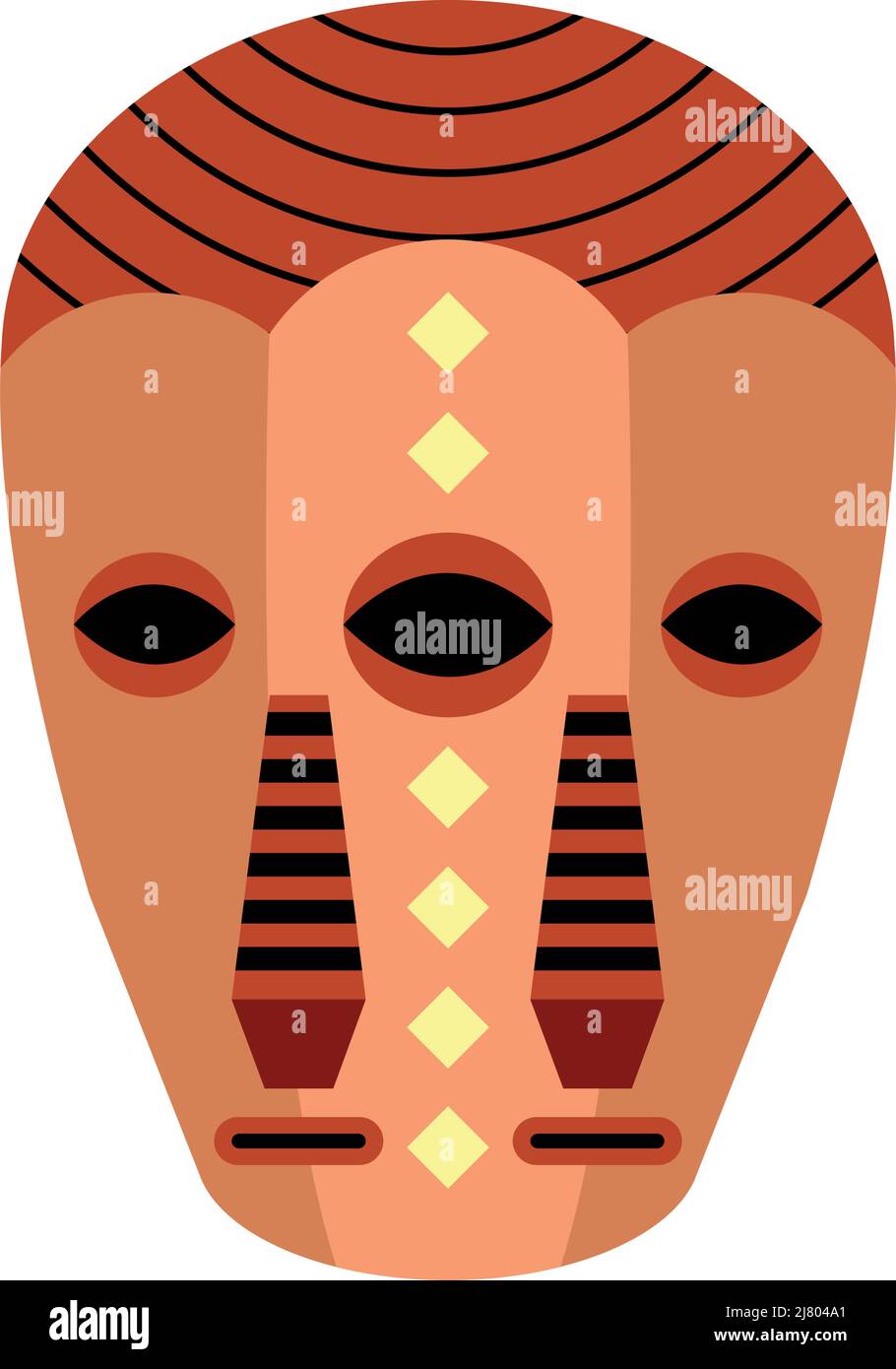 African shield abstract hi-res stock photography and images - Alamy