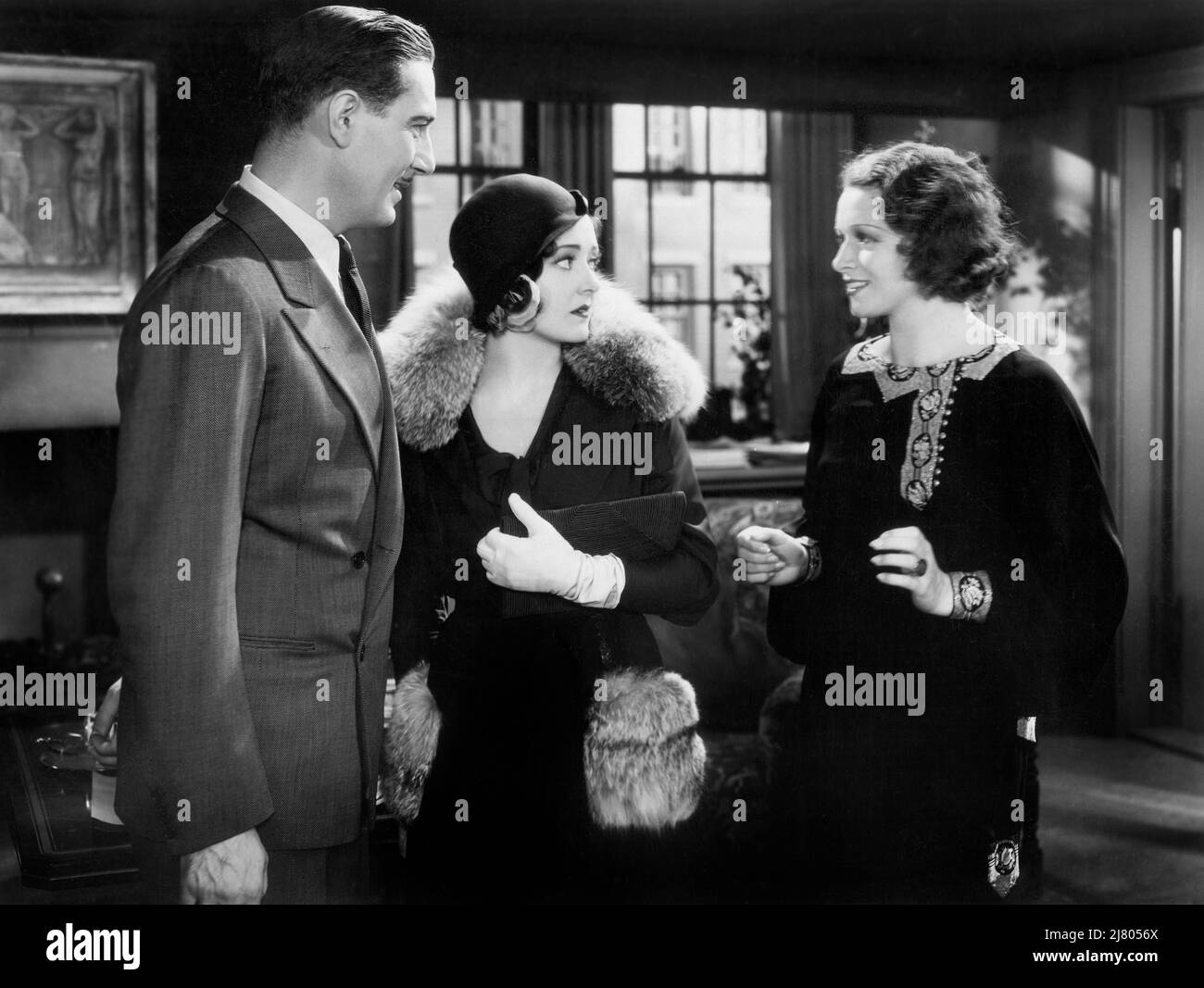 Paul Lukas, Vivienne Osborne, Dorothy Jordan, on-set of the Film, "The ...