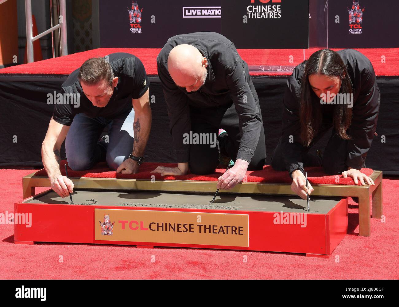(L-R) Smashing Pumpkins - Jimmy Chamberlin, Billy Corgan and Jeff ...