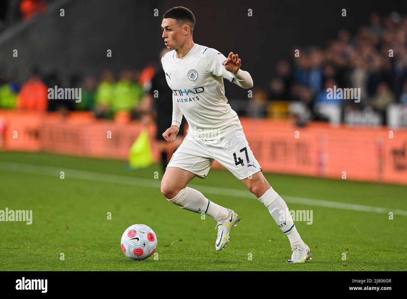 Phil Foden #47 of Manchester City in action during the game Stock Photo ...