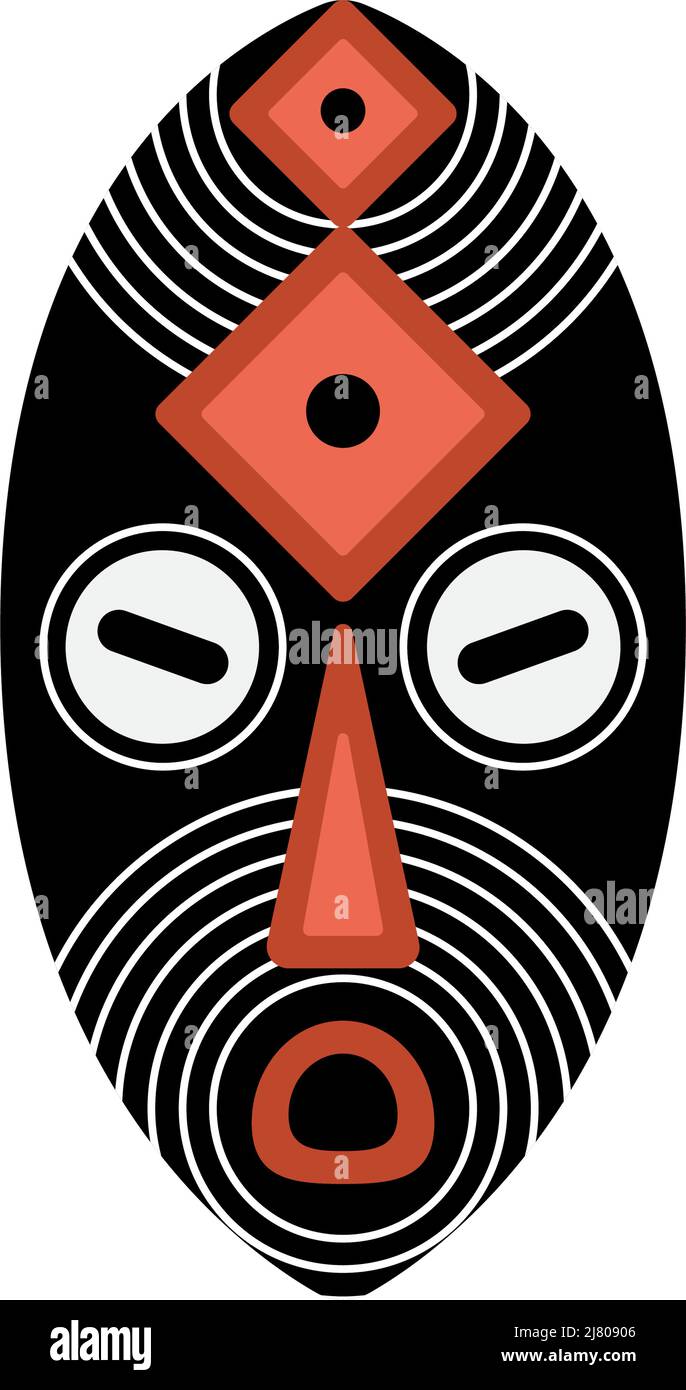 african culture black mask icon Stock Vector Image & Art - Alamy